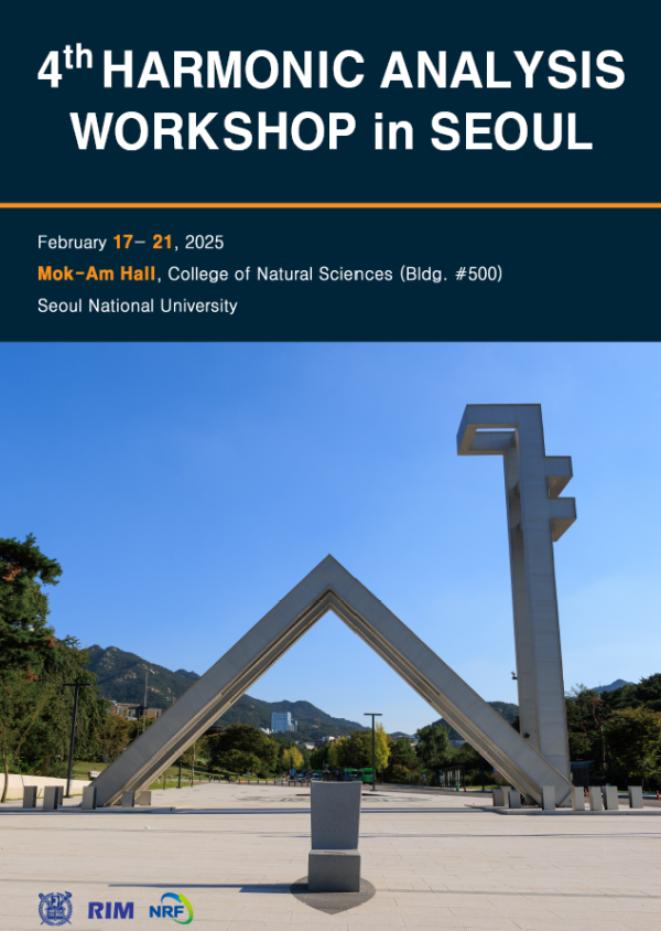 4th HARMONIC ANALYSIS WORKSHOP in SEOUL